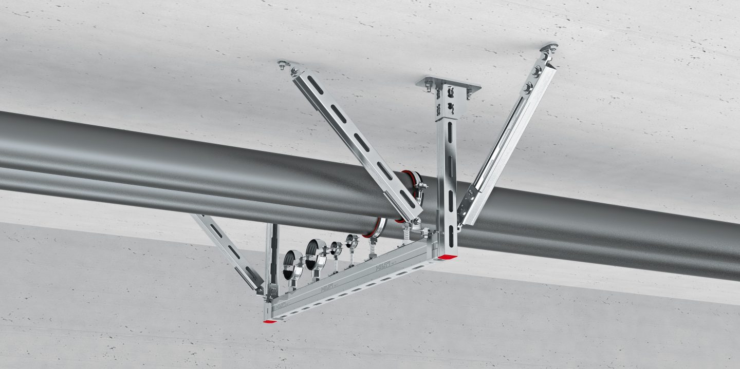 Hilti’s MQS modular support System