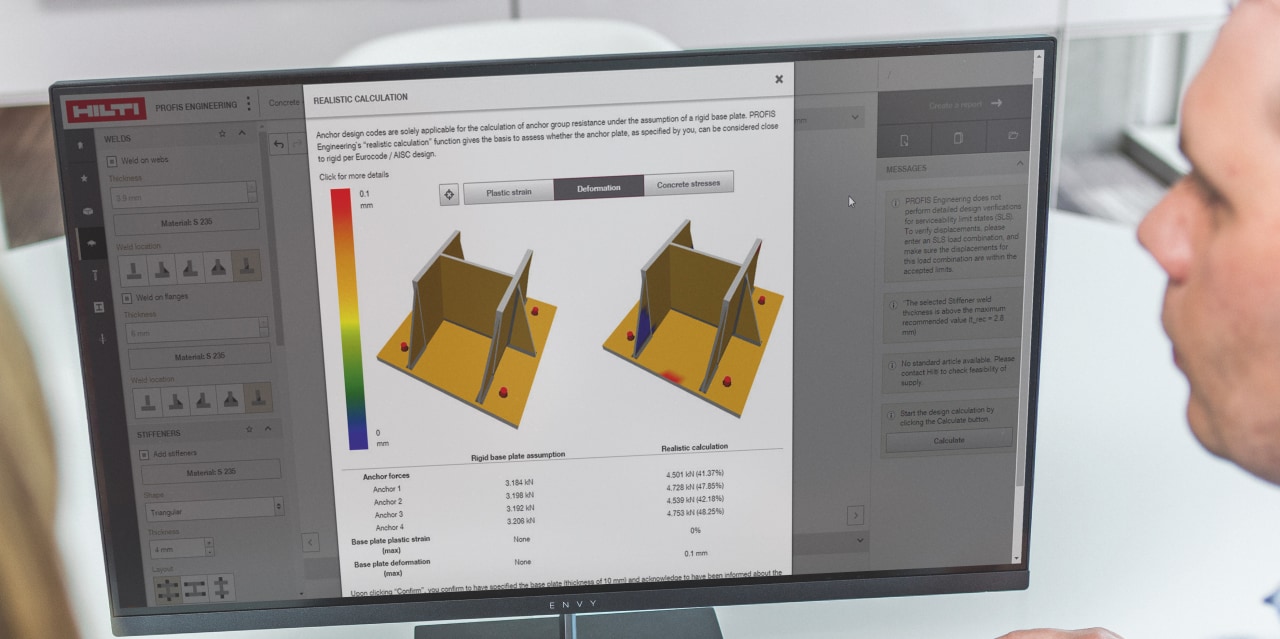 Base plate analysis