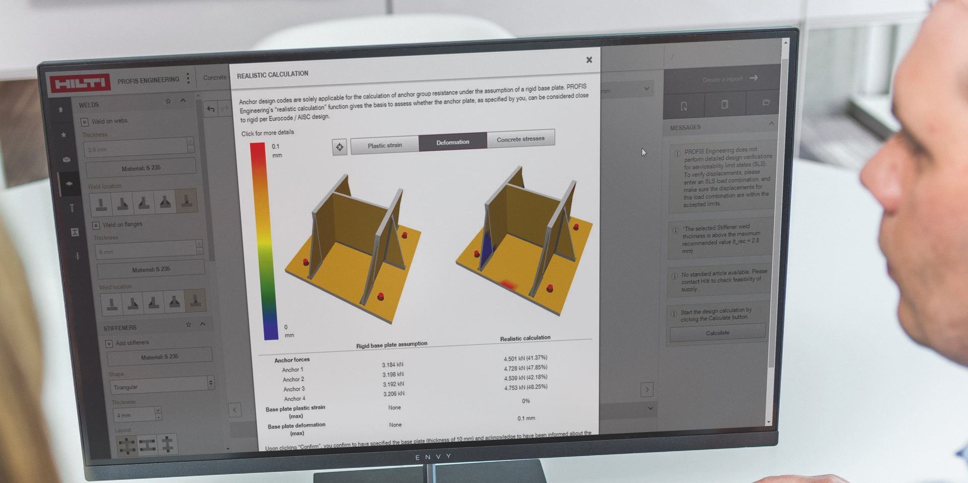 Base plate analysis