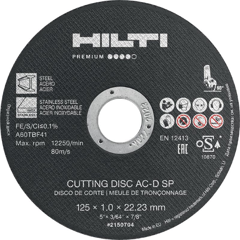 SP Metal cutting discs - Cutting Abrasive Discs - Hilti Qatar