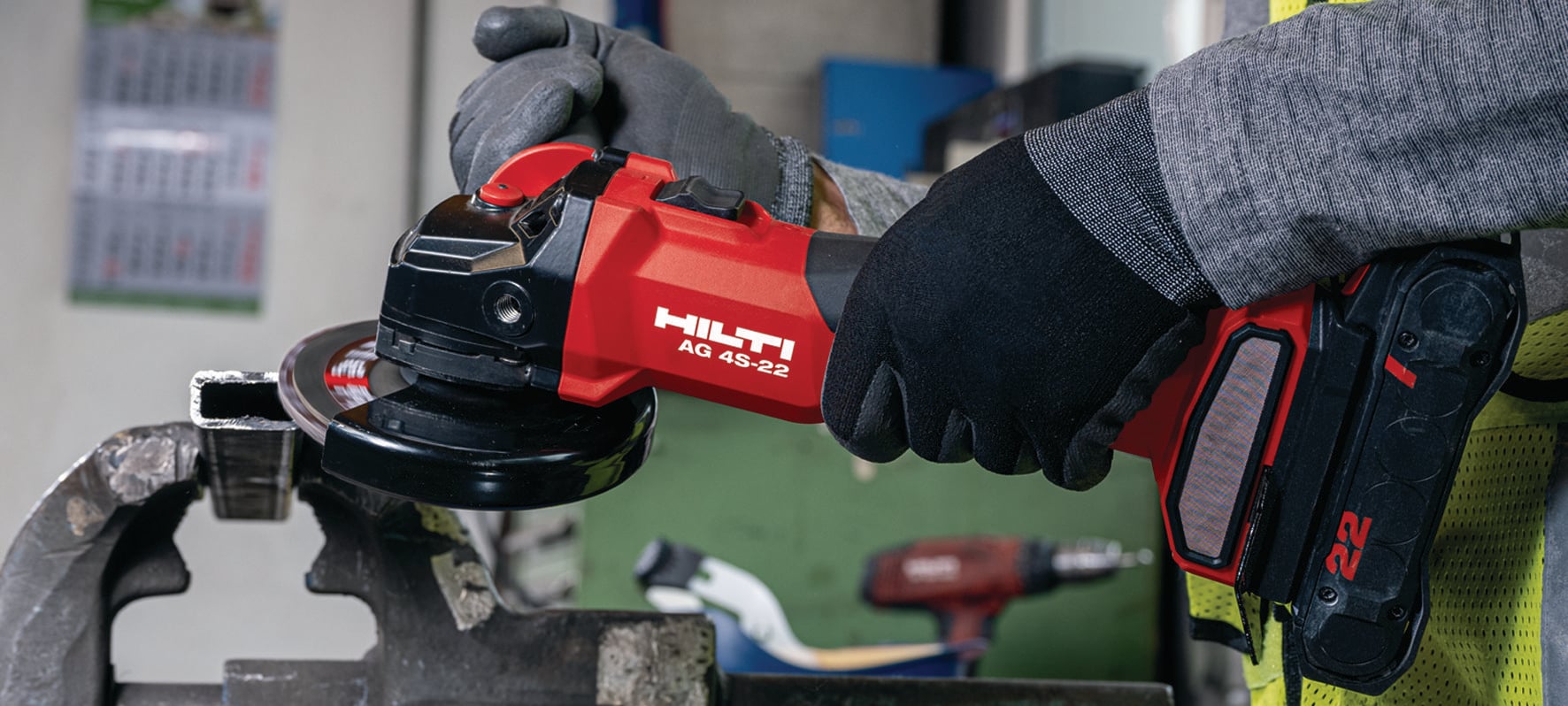 Nuron AG 4S 22 Cordless angle grinder 125 mm Grinders and sanders Hilti Qatar